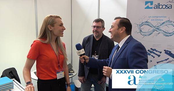 Visitamos el stand de ALBOSA, en el Salón Tecnológico del Agua del ...