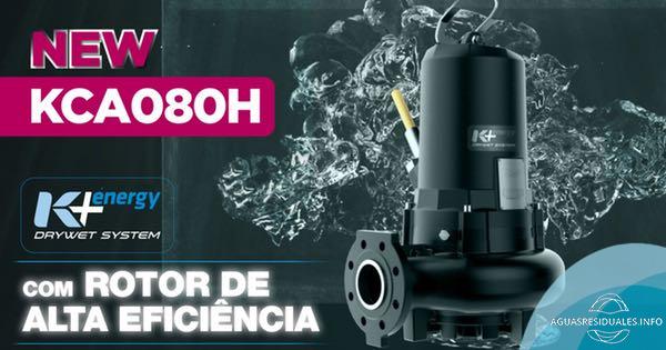 Disponible la nueva bomba sumergible para el transporte de aguas residuales KCA080H de CAPRARI