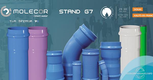 Molecor estará en el stand G7 del "Cycl´eau Douai" el 29 y 30 de mayo ...