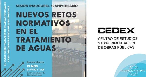 El CEDEX conmemora el 40 Aniversario de su curso de tratamiento de ...