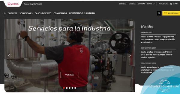 Veolia España actualiza su página web con nuevas secciones, mayor ...